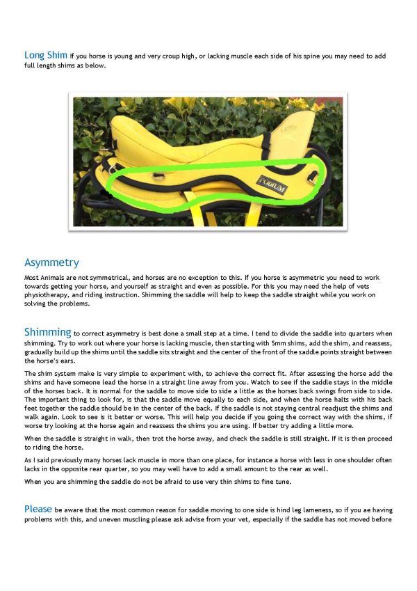 Saddle Fitting Guide - Pioneer Endurance